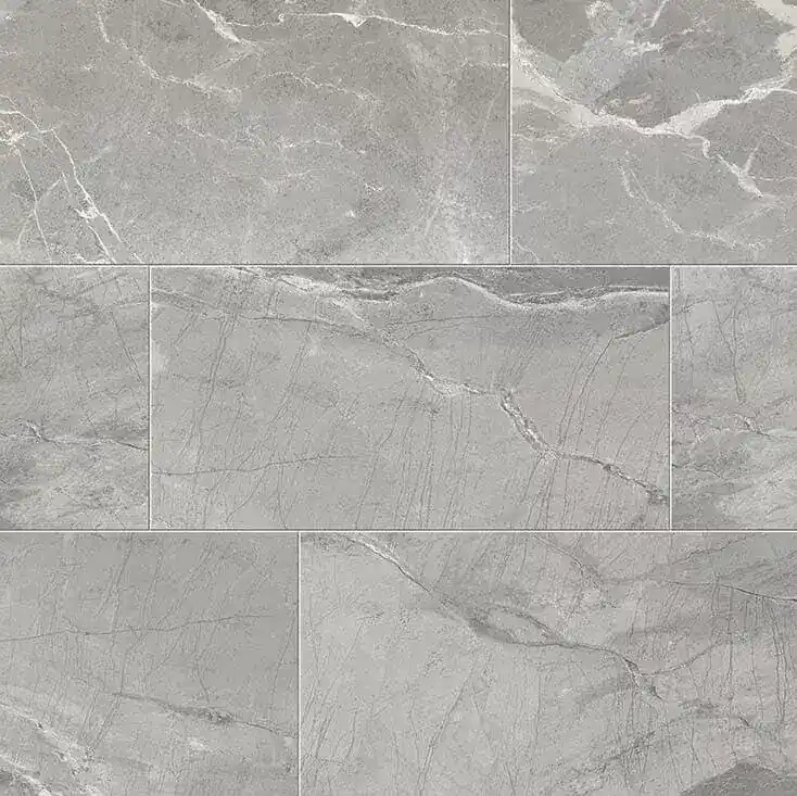 Absolute Light Grey Stone Look Tile | Tile Factory Direct