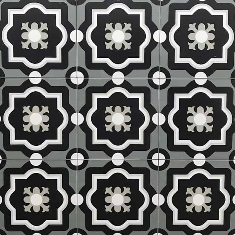 Patchwork B&W 04 Wall & Floor Tile - Tile Factory Direct