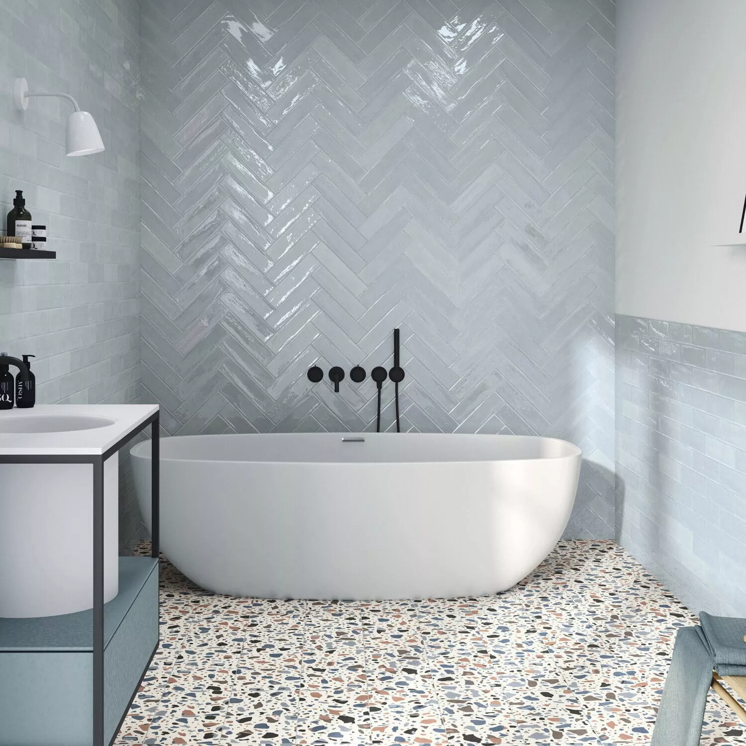 Mud Series Acqua Subway/Wall Tile | Tile Factory Direct